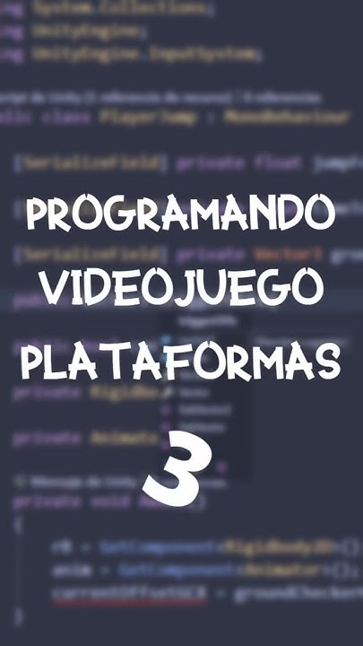 Programando videojuego de plataformas parte 3 #tutorial #indiegamedev #unitygamedevt #gaming # ...