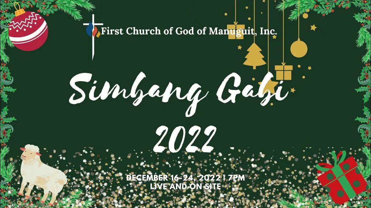 Simbang Gabi: 1st Night | Dec. 16, 2022 - YouTube