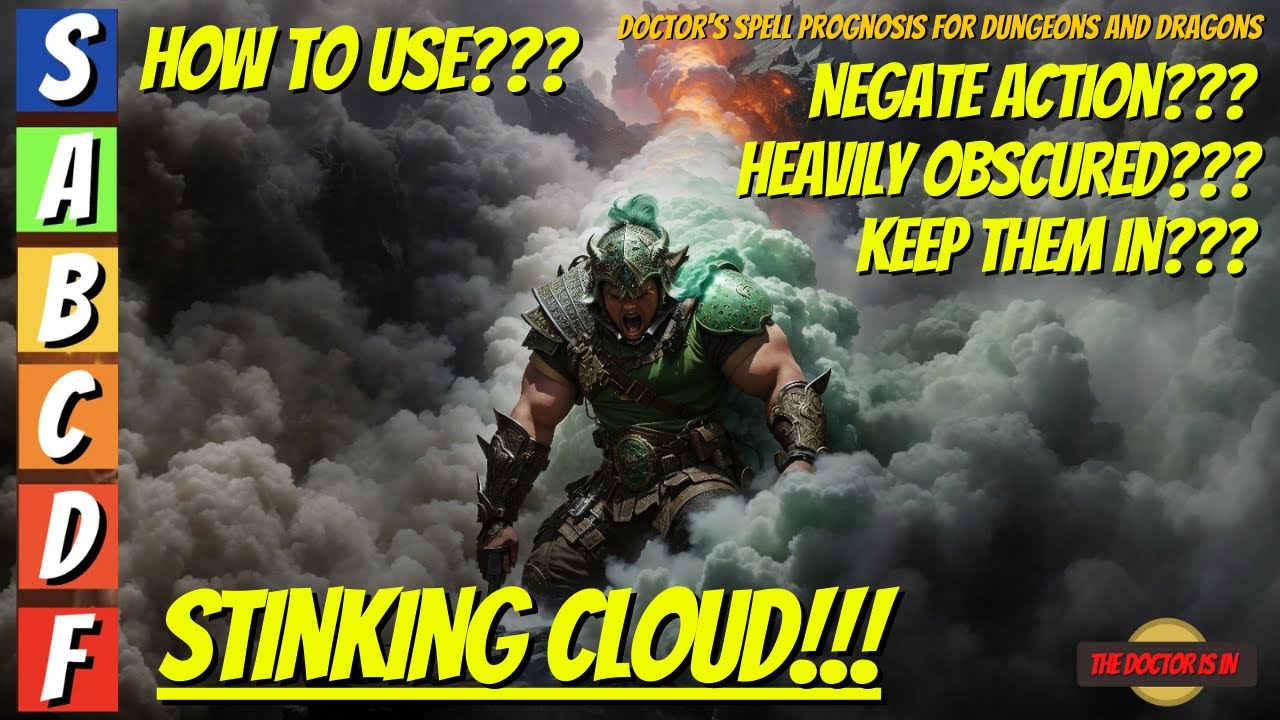 STINKING CLOUD What Is Your Adventuring Party's Plan When This Is Cast ...