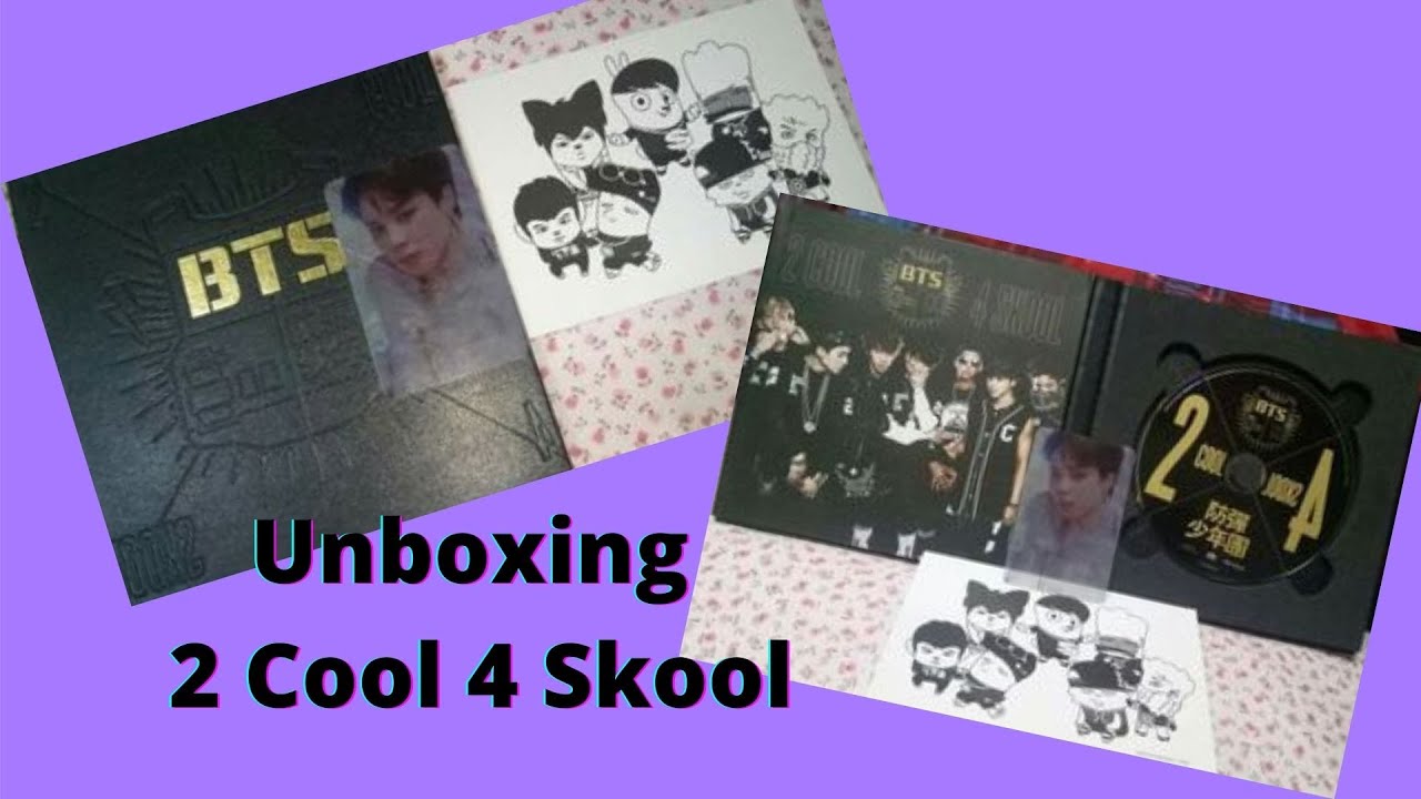 UNBOXING 1ST BTS DEBUT ALBUM 2 COOL 4 SKOOL - YouTube