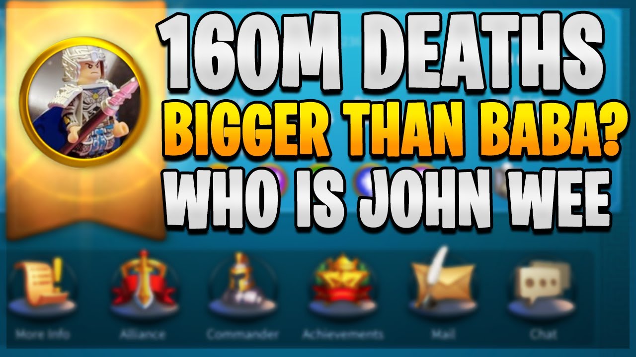 Biggest Kraken 2022 [ Who is John Wee, is he Richer than BABA? ] | Rise of Kingdoms - YouTube