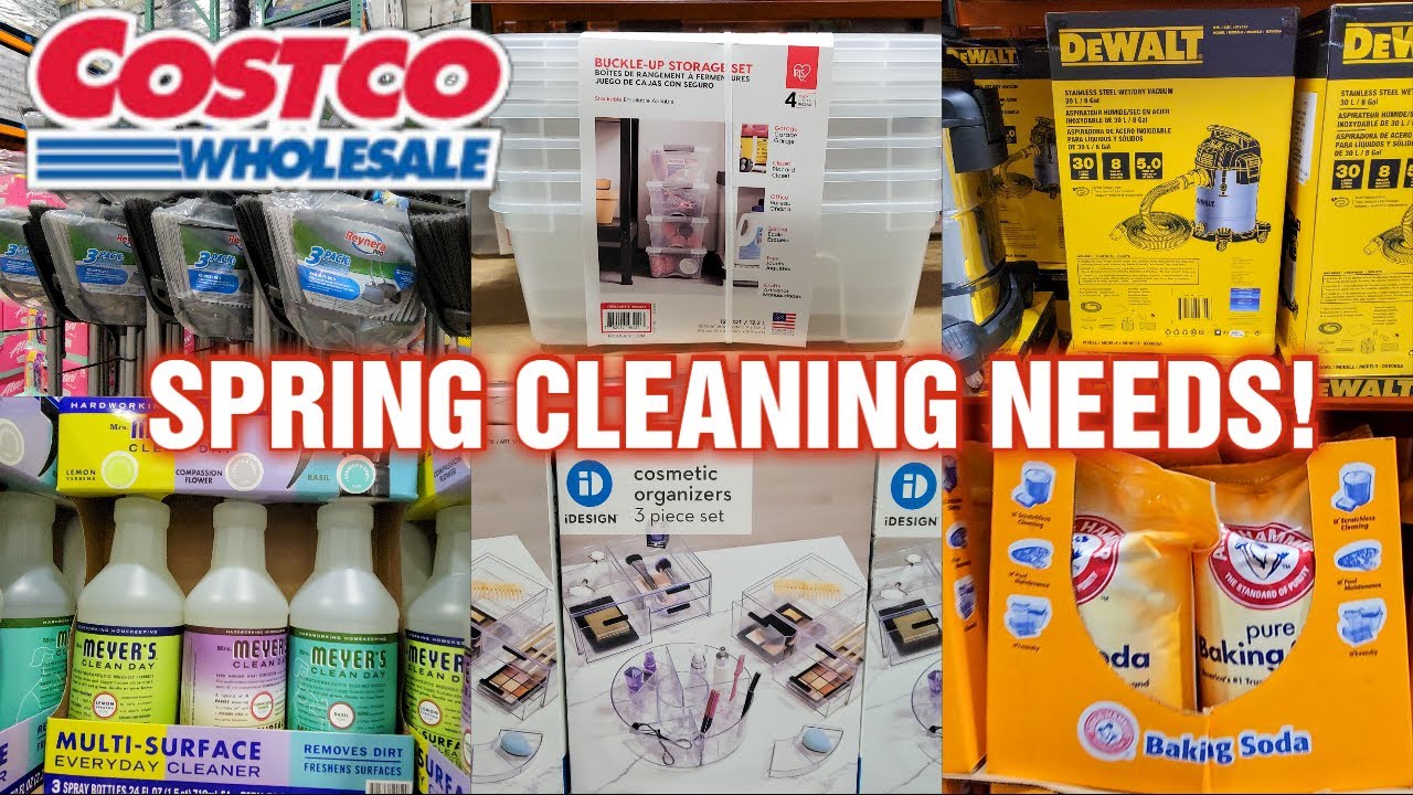COSTCO SPRING CLEANING NEEDS for MARCH 2024! 🛒 - YouTube