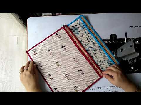 DIY Document Folder, How to attach piping, Document Organizer, Net ...