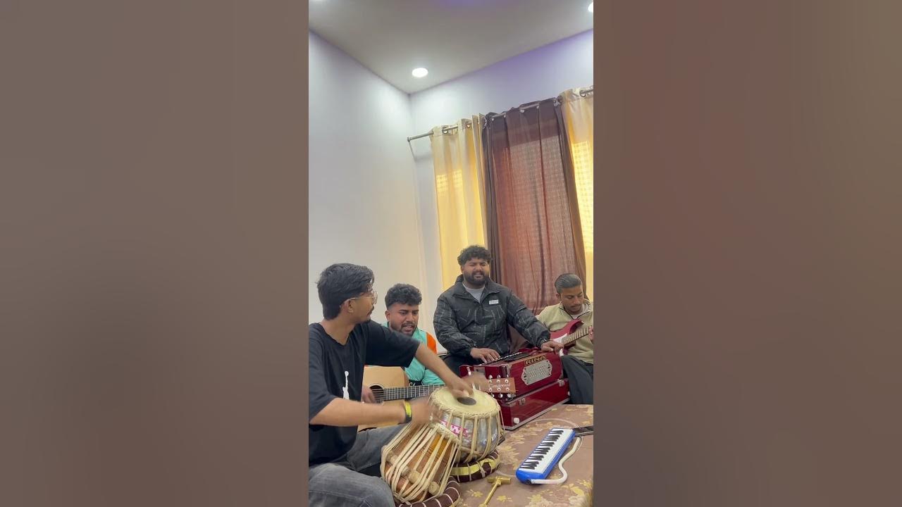 Tere lahu ke wasele with Harmuniam guitar and tabla - YouTube