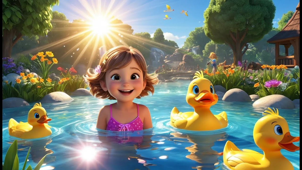 Quacky Ducks and Swishy Fish | Fun Animal Sounds Nursery Rhyme for ...