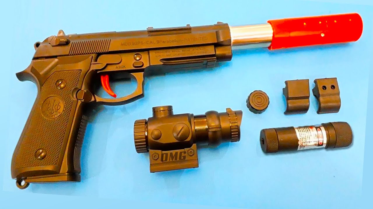 Unboxing My Realistic BERETTA TOY GUN - YouTube
