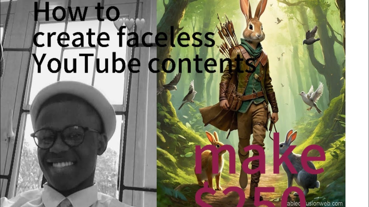 How to create faceless contents wit ai tools - YouTube