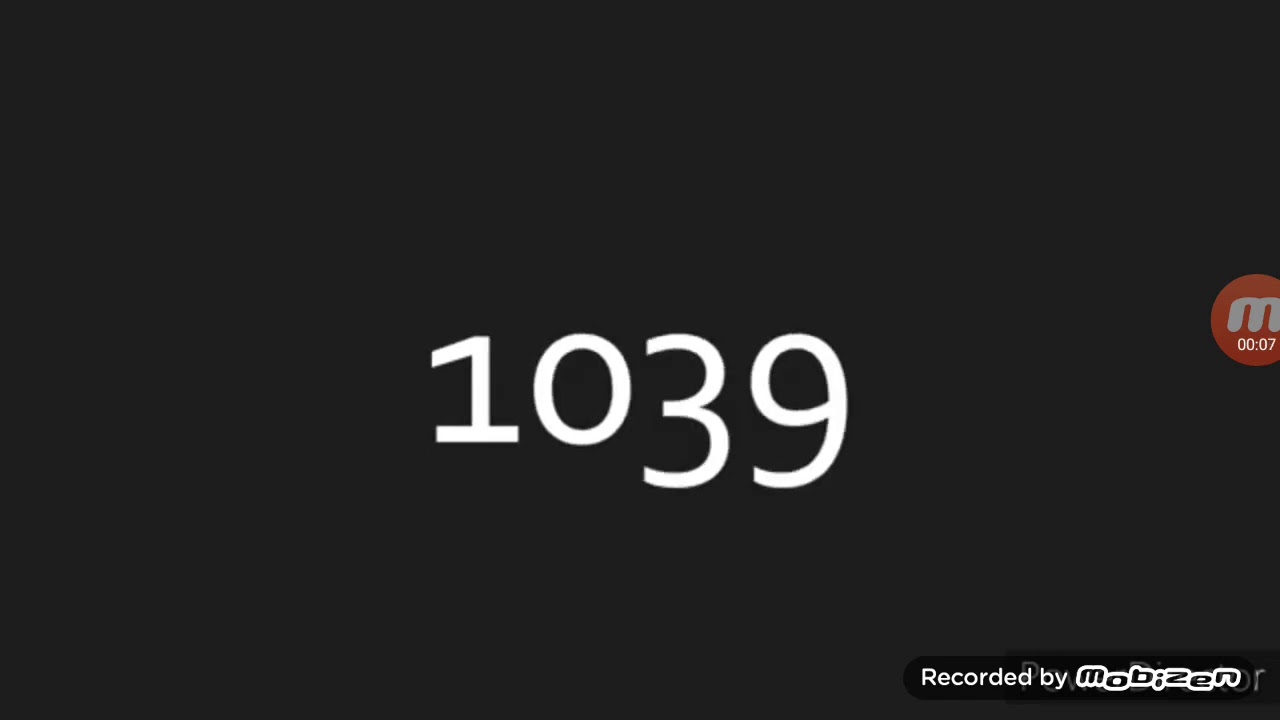 challenge countdown from 1050 - YouTube