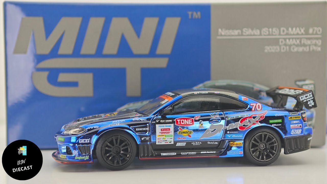 Nissan Silvia S15 D-Max Racing 2023 D1 Grand Prix by Mini GT | UNBOXING ...