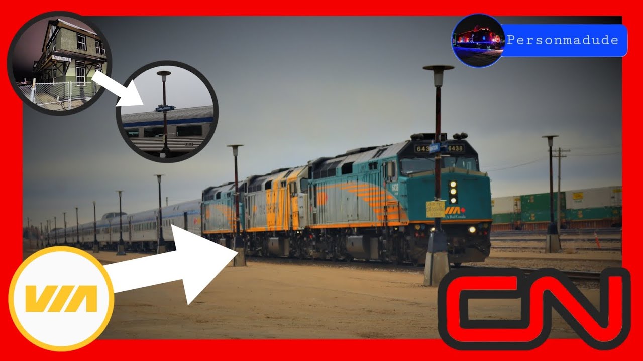 PASSENGER TRAIN SPECIAL | VIA Rail from MELVILLE to SASKATOON! - YouTube