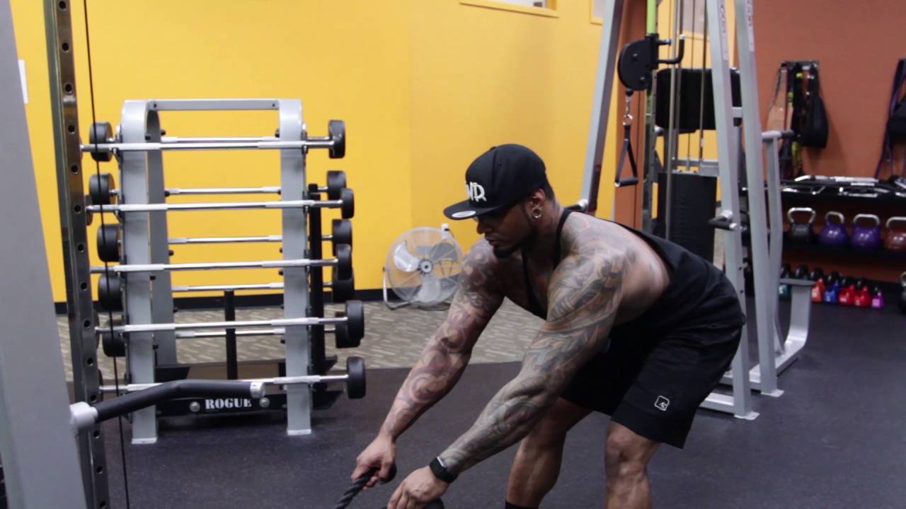 Cable Low Row Pulls, Low Cable Rows - YouTube