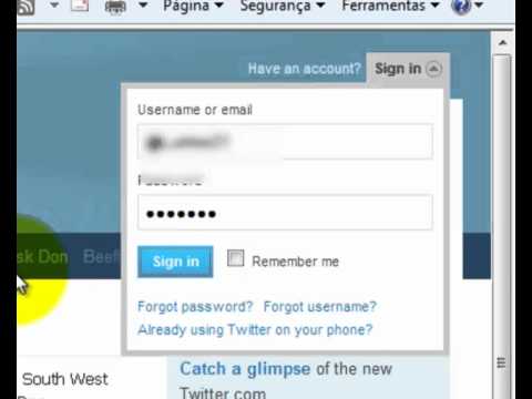 Como Entrar no Twitter - Entering twitter - YouTube