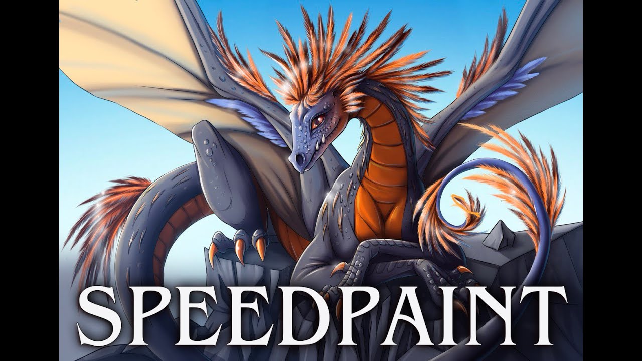 SPEEDPAINT dragon - YouTube