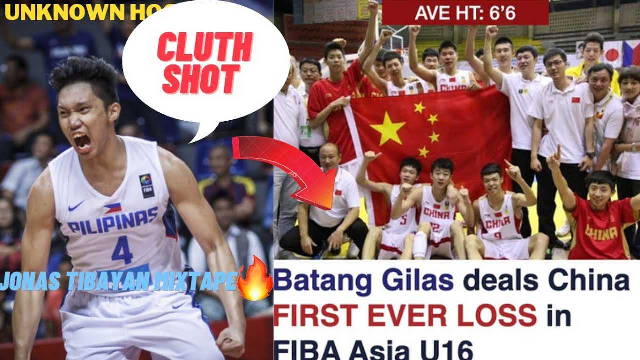 CLUTCH SHOT BY JONAS TIBAYAN SA MGA HULING SEGUNDO NG 4th QUARTER AGAINTS TEAM CHINA - YouTube