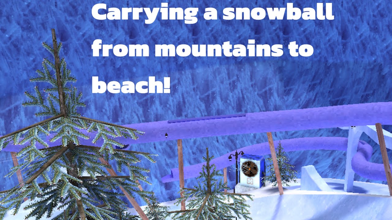 Carrying A Snowball All The Way To Beach! - YouTube