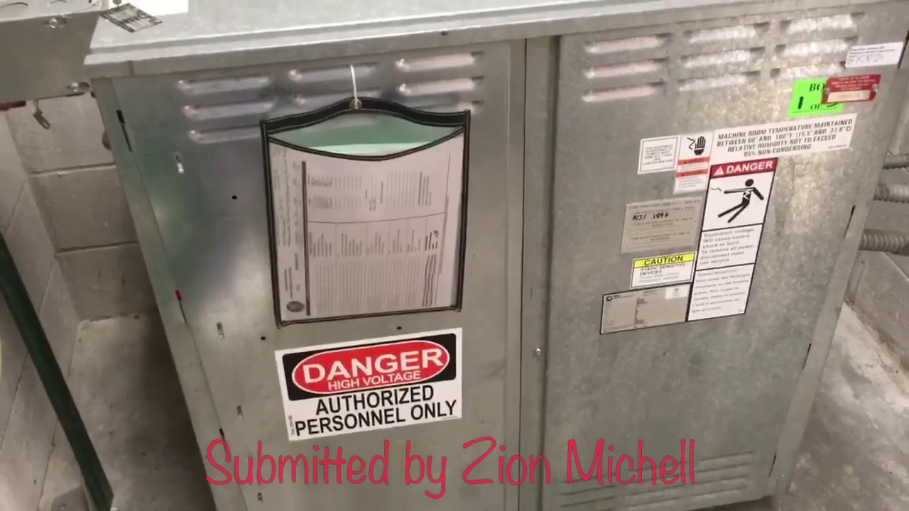 Look inside of the Otis Series 5 Elevator machine room - YouTube
