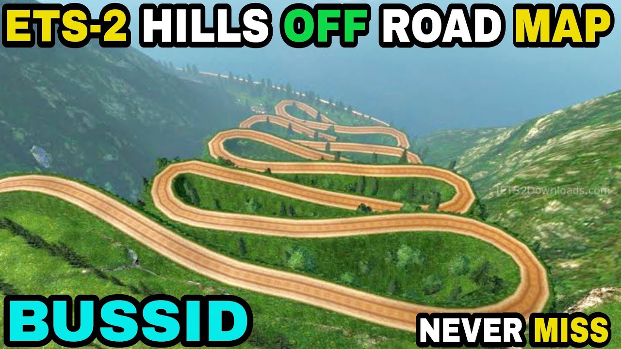 Ets-2 Hill's Offroad Map Mod For Bussid | Bus Simulator Indonesia ...