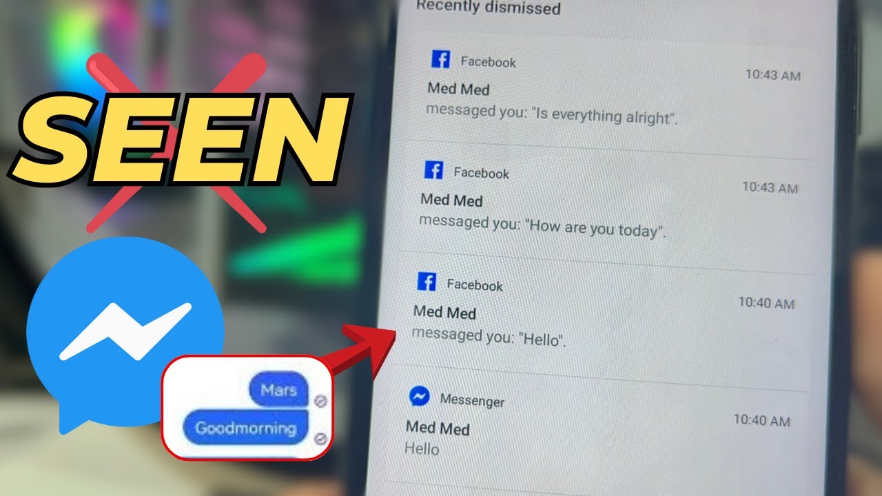 How to Read Messages on Messenger Without being Seen || Without App ...