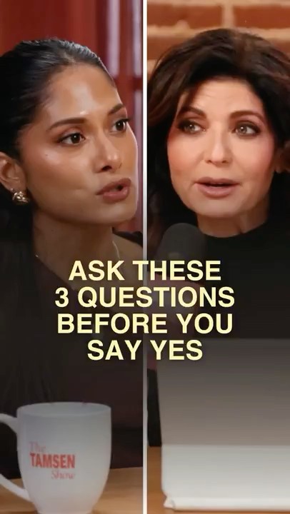 Ask These 3 Questions Before You Say Yes - YouTube