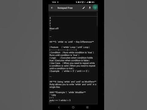 Ruby while & until Loops Explained: Deep Dive with Examples - YouTube