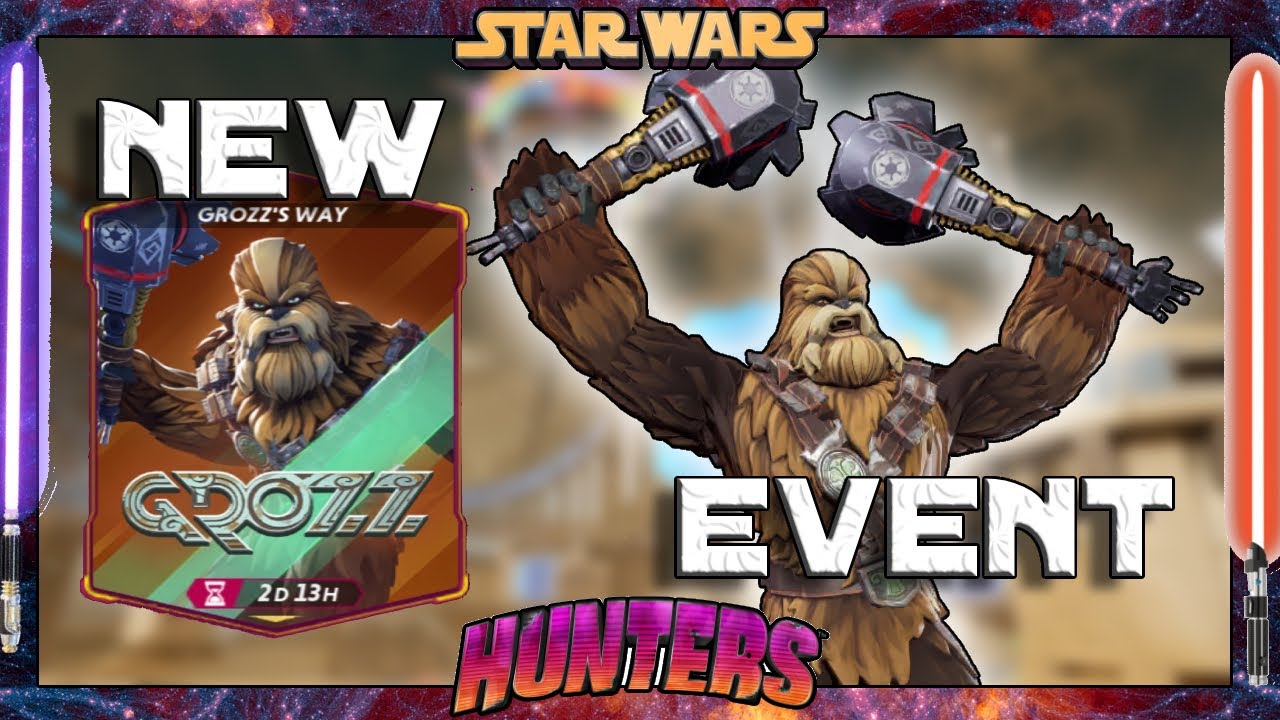 Brand NEW Event for a Legendary Grozz Skin? Star Wars Hunters - YouTube