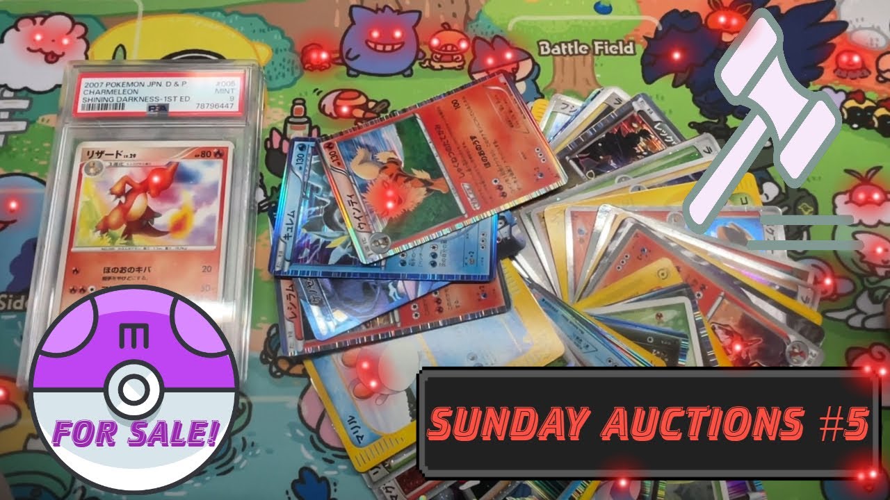Pokémon SUNDAY AUCTIONS #4 Deals & Steals 4 Days! Going off LIVE THIS ...