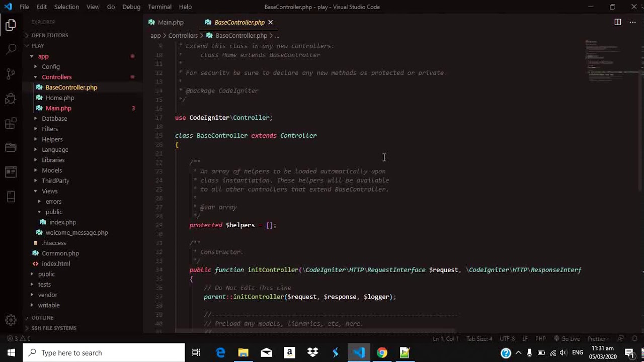 Codeigniter4 Crud Tutorial 2 Setting Up Views Youtube