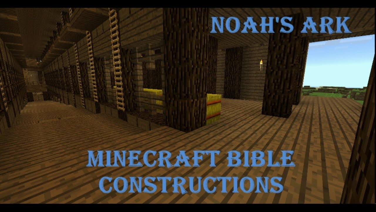 Minecraft Bible Constructions - Noah's Ark - YouTube