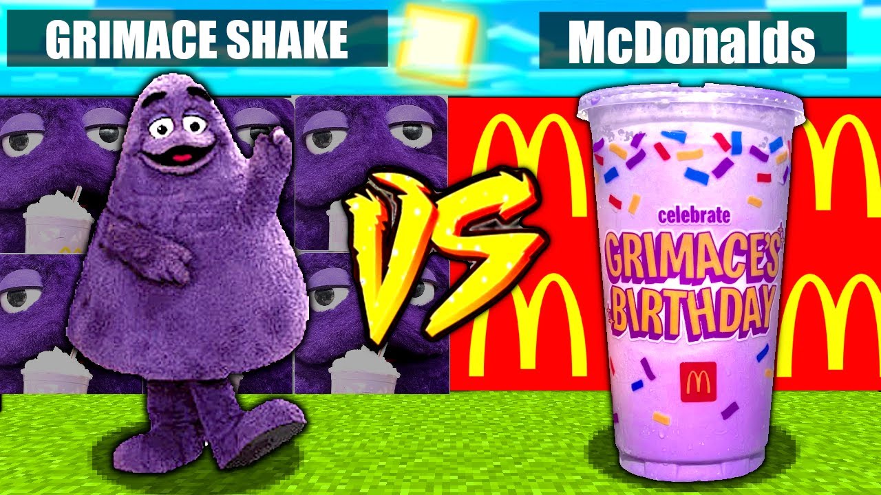 BAZA GRIMACE SHAKE vs BAZA Mc DONALDS SHAKE z Alek w Minecraft! - YouTube