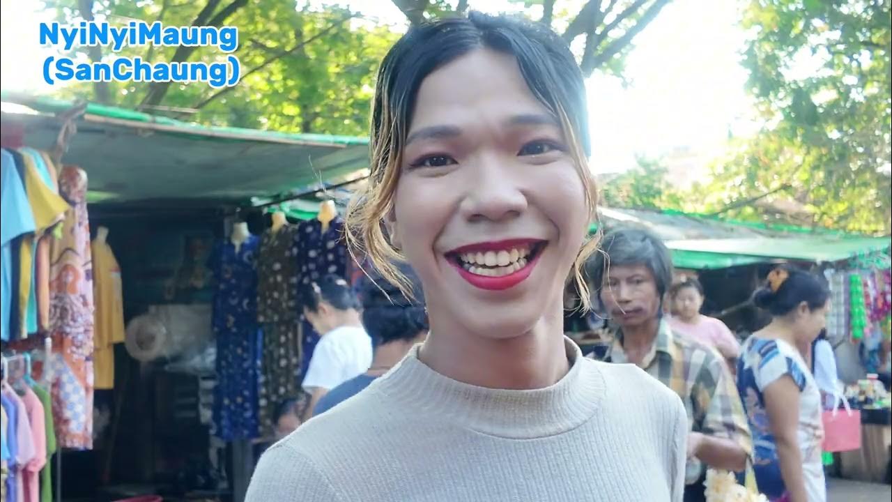 သမာဓိ ချိန်ခွင် စျေးရှေ့ မှာ ရှိတဲ့ ထီးတန်း စျေးလေး မှာ ဟင်းစားဝယ်ကျမယ
