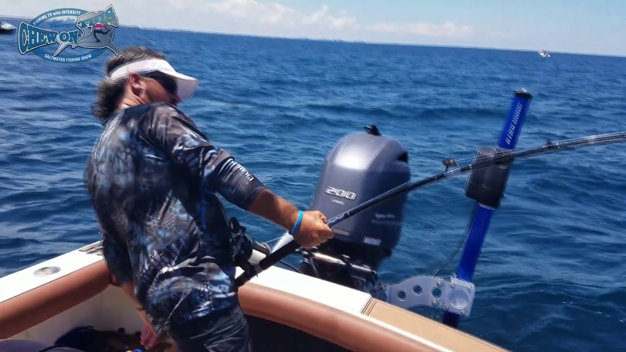 Capt Battles Giant Gargantuan Size Fish All By Himself! no One Around ...