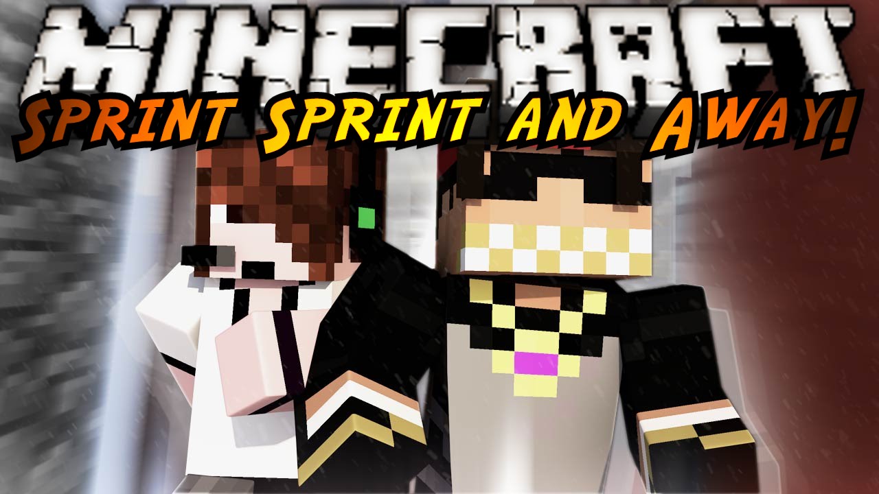 Minecraft Parkour : SPRINT! SPRINT! AND AWAY! - YouTube