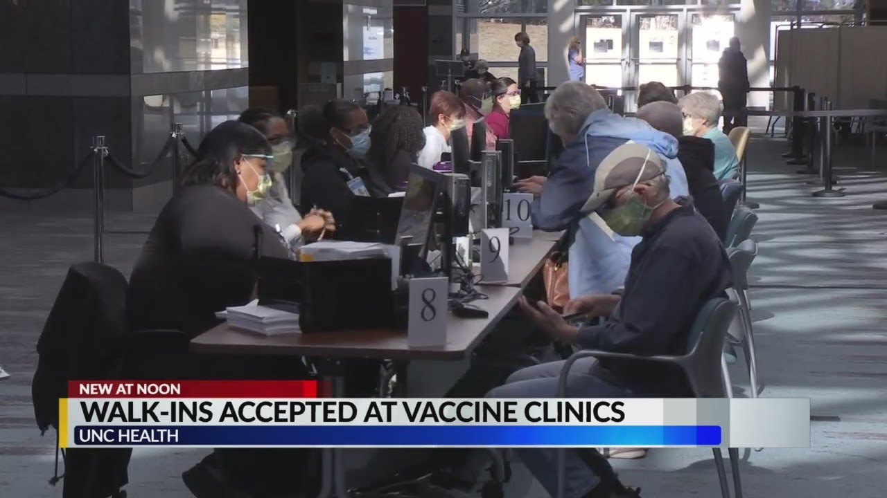 Walk-ins welcomed at UNC Health COVID-19 vaccine clinic in Chapel Hill ...
