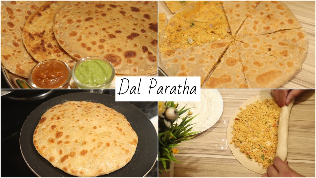 Dal Paratha || 3 Types of Dal Paratha Recipe || Dal Stuffed Paratha ...