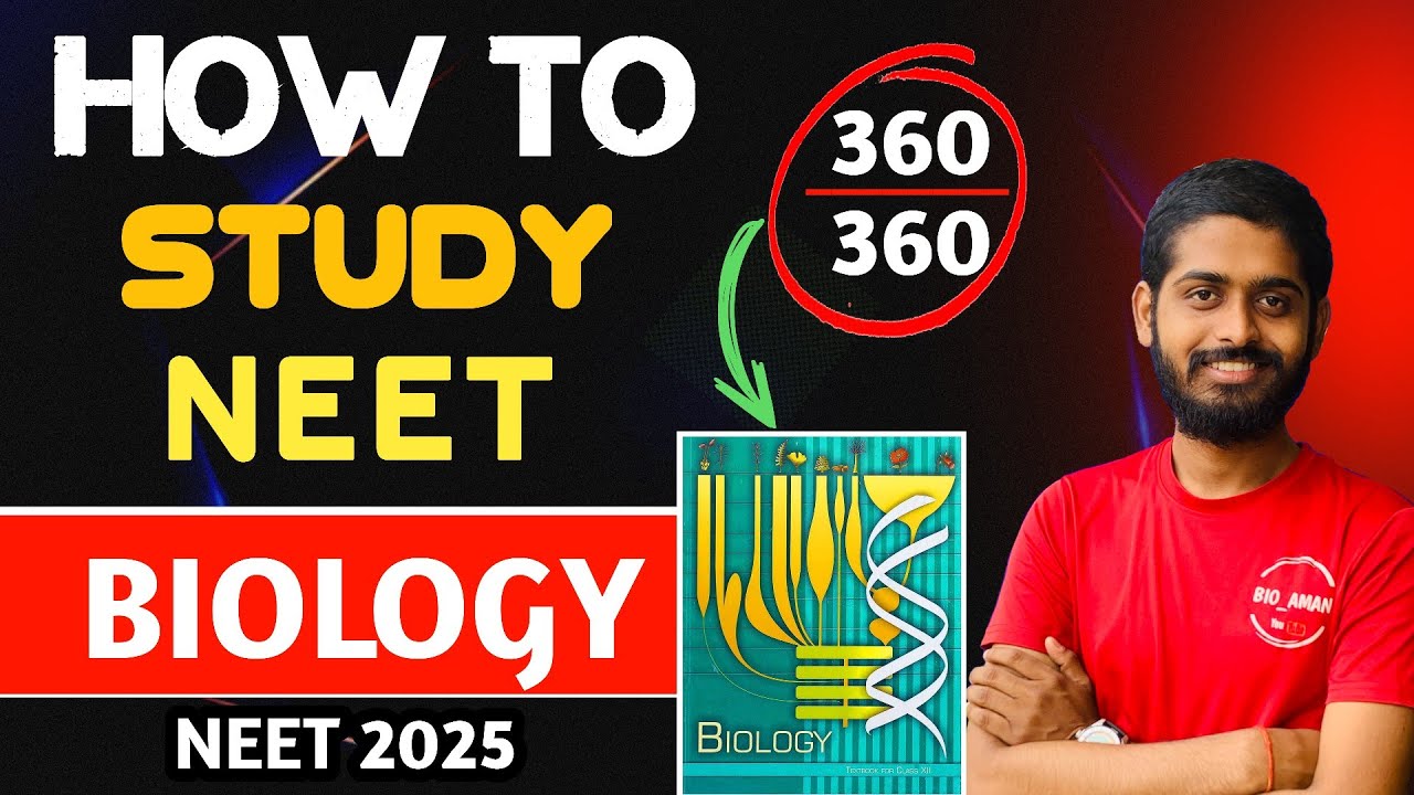 How to Study Neet Biology | Best strategy for neet Biology #neet2025 # ...