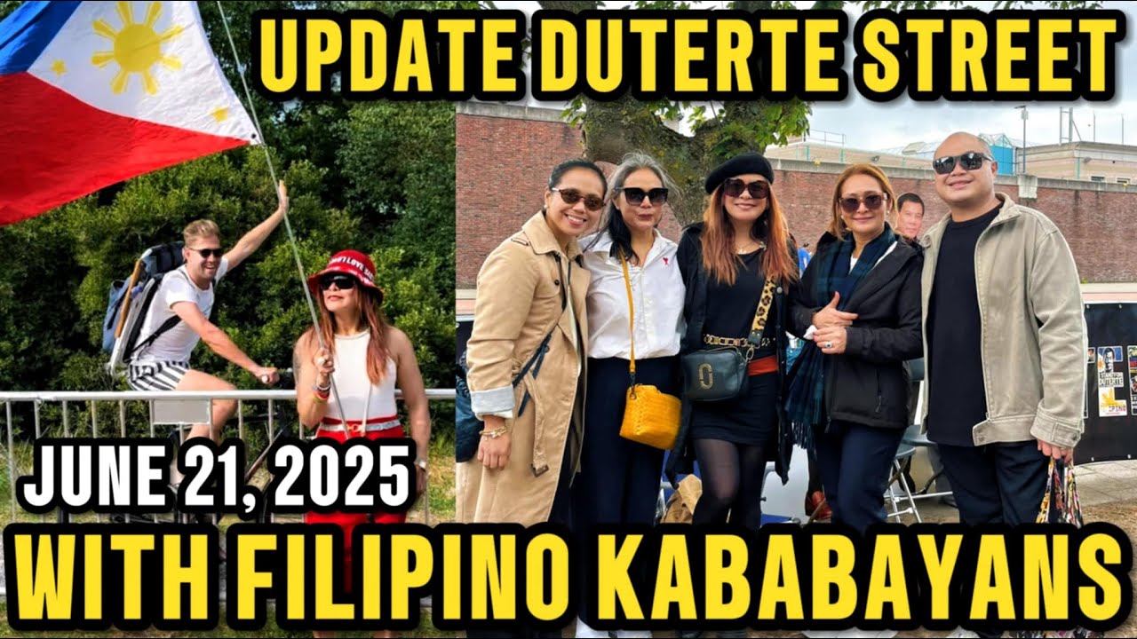 LIVE UPDATE DUTERTE STREET | TRUMP NASA THE HAGUE NETHERLANDS | OFW ...