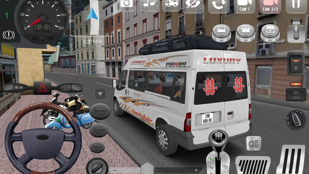 Minibus Ford Transit Van Drive! Bus Simulator! Bus Game Android Gameplay - YouTube