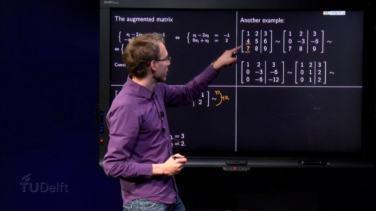 The augmented matrix - YouTube