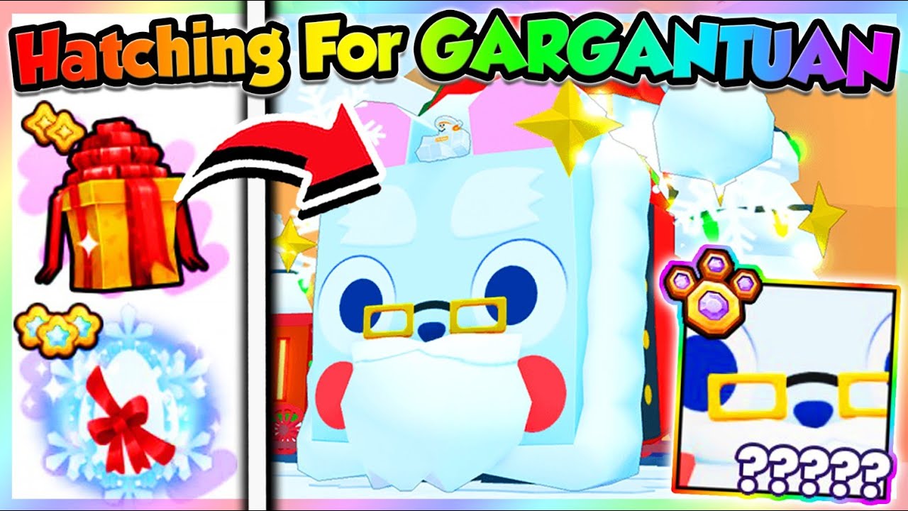 🗿GARGANTUAN PETS in PET SIMULATOR 99 CHRISTMAS UPDATE!! (Roblox) - YouTube
