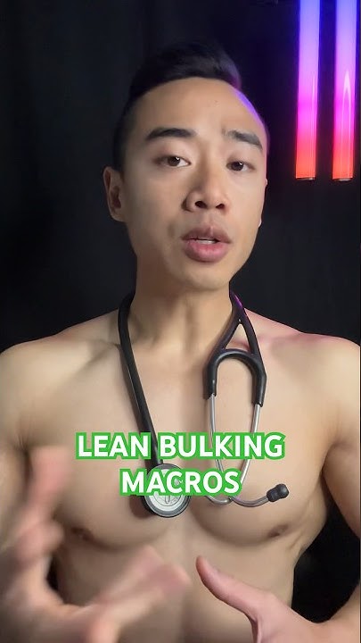 How To Set Up Macros For Lean Bulking - YouTube
