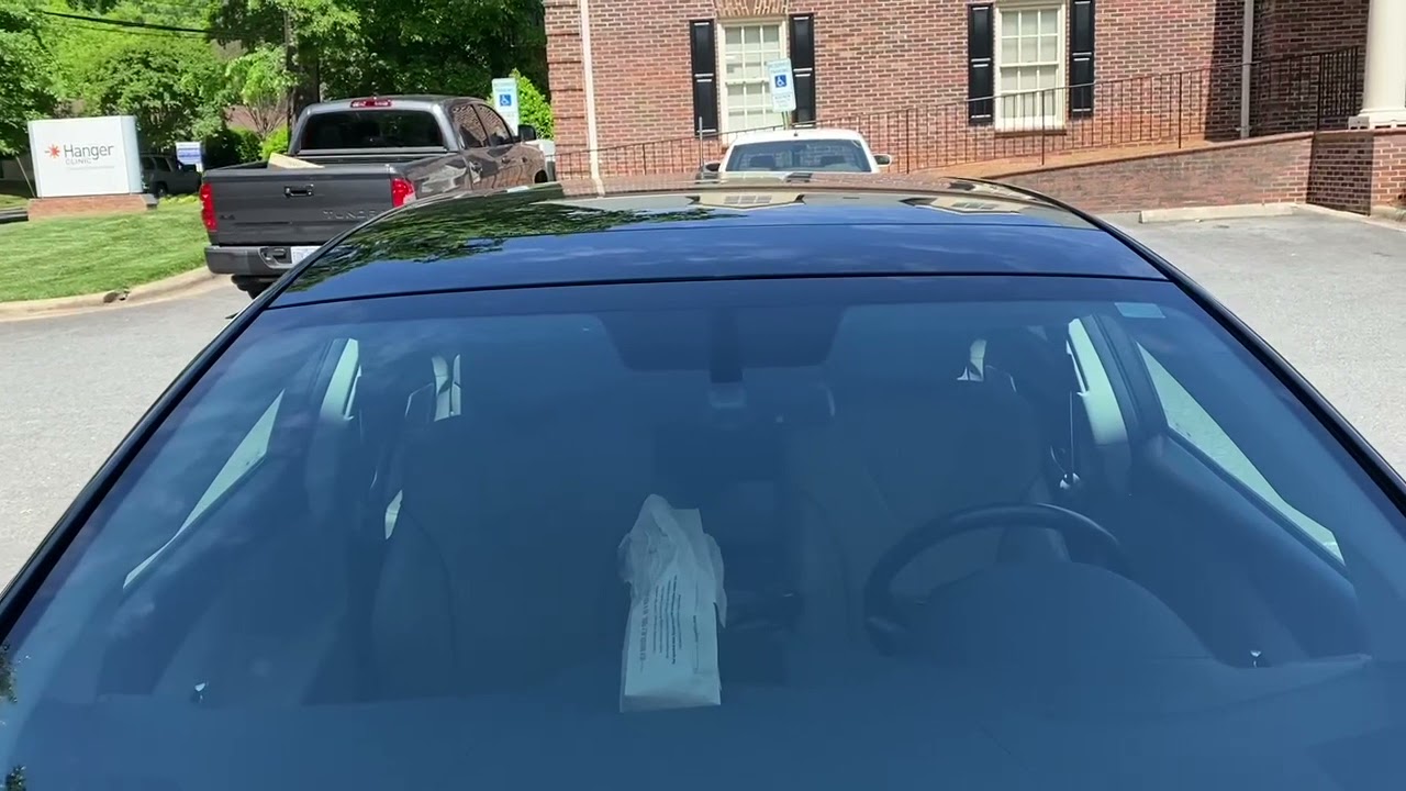 561010T081 TOYOTA VENZA 3rd Row Visor HWP Solar Windshield HAS SUNROOF ...