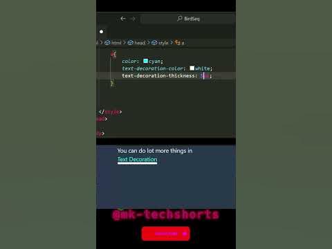 Unlock the Power of CSS Text Decoration | HTML & CSS #shorts # ...