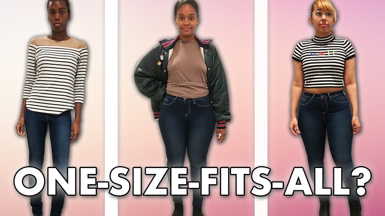 Women Try One Size Fits All Jeans YouTube