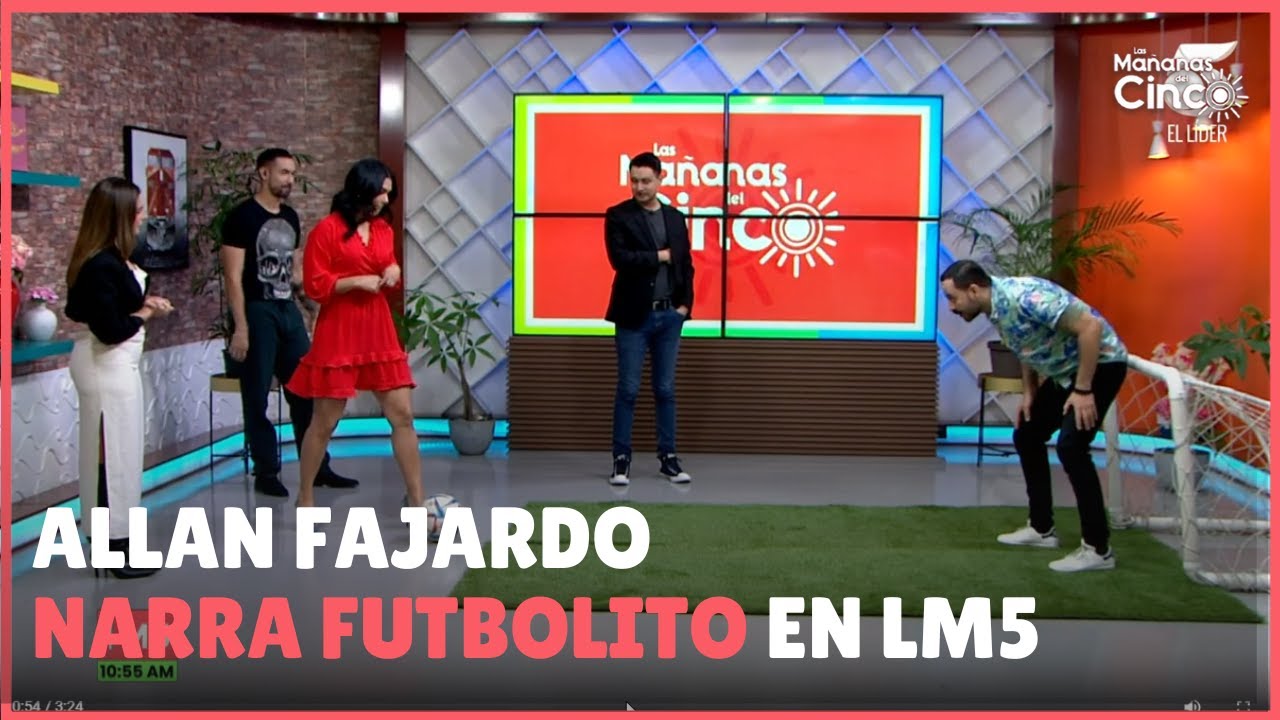 Allan Fajardo narra futbolito en LM5 - YouTube