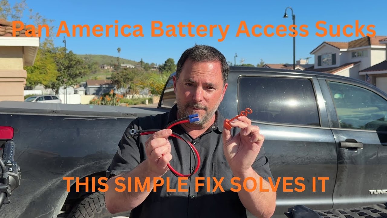 Pan America Battery Access Sucks — This Simple Fix Solves It - YouTube