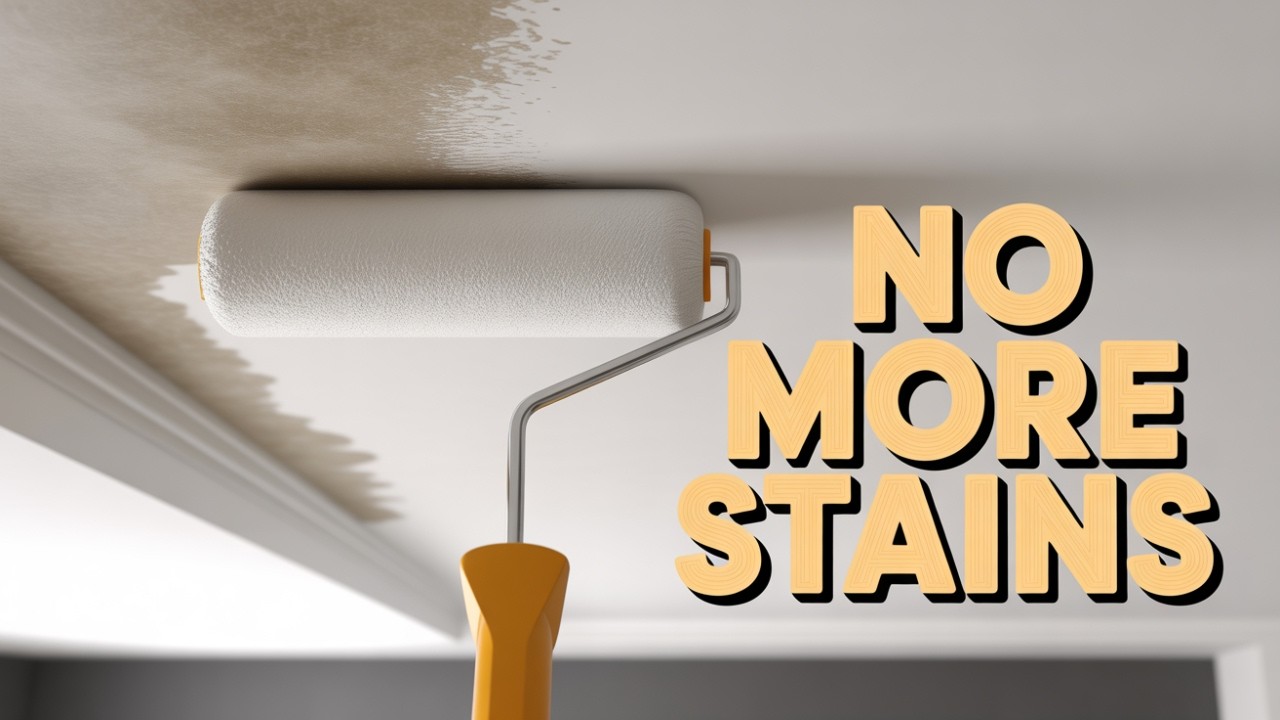Ceiling Stains Keep Returning? Here's Why - YouTube