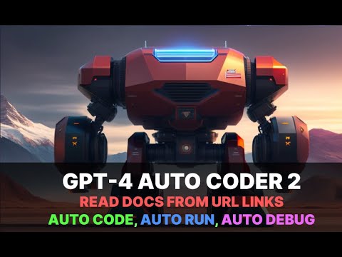 GPT-4 Auto Coder 2 reads docs from URL links and Auto Debugs - YouTube