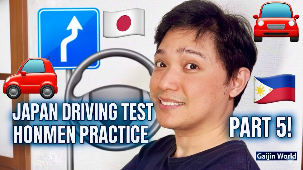 🇯🇵🇵🇭 PART 5! JAPAN DRIVING TEST HONMEN PRACTICE QUESTIONS & ANSWERS ...