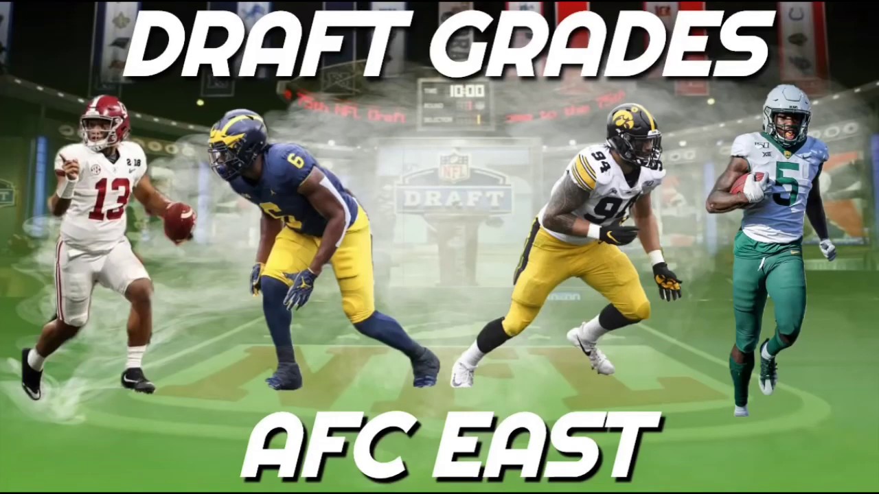 AFC East Draft Grades | Gridiron Guys - YouTube