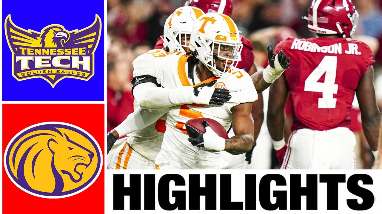 Tennessee Tech vs North Alabama Highlights | College Football Week 11 ...